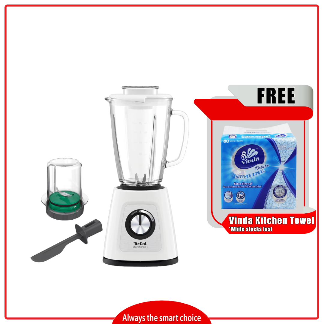 Tefal BL4361 2.0L Blendforce 2 with Chopper Glass Jar Blender – ESH Electrical