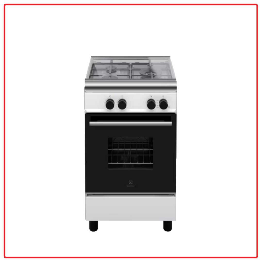 Electrolux ECG530W 50cm 300 Series freestanding cooker with gas hob an ...