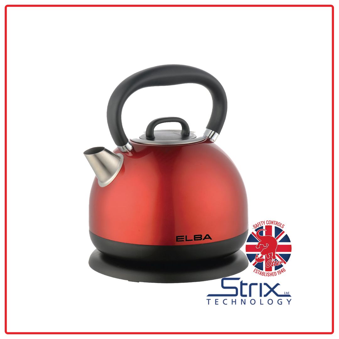 Elba EK-K1780(RD) 1.7L / 1850-2200W Electric Kettle (Red) | ESH Online ...