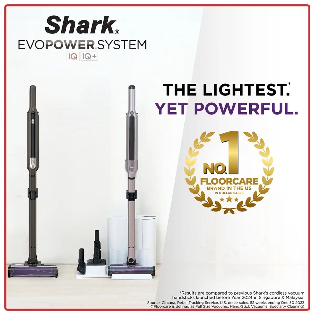 Shark CS851 EvoPower System IQ/IQ+ Smart iQ with Auto Dirt Detect Cord ...