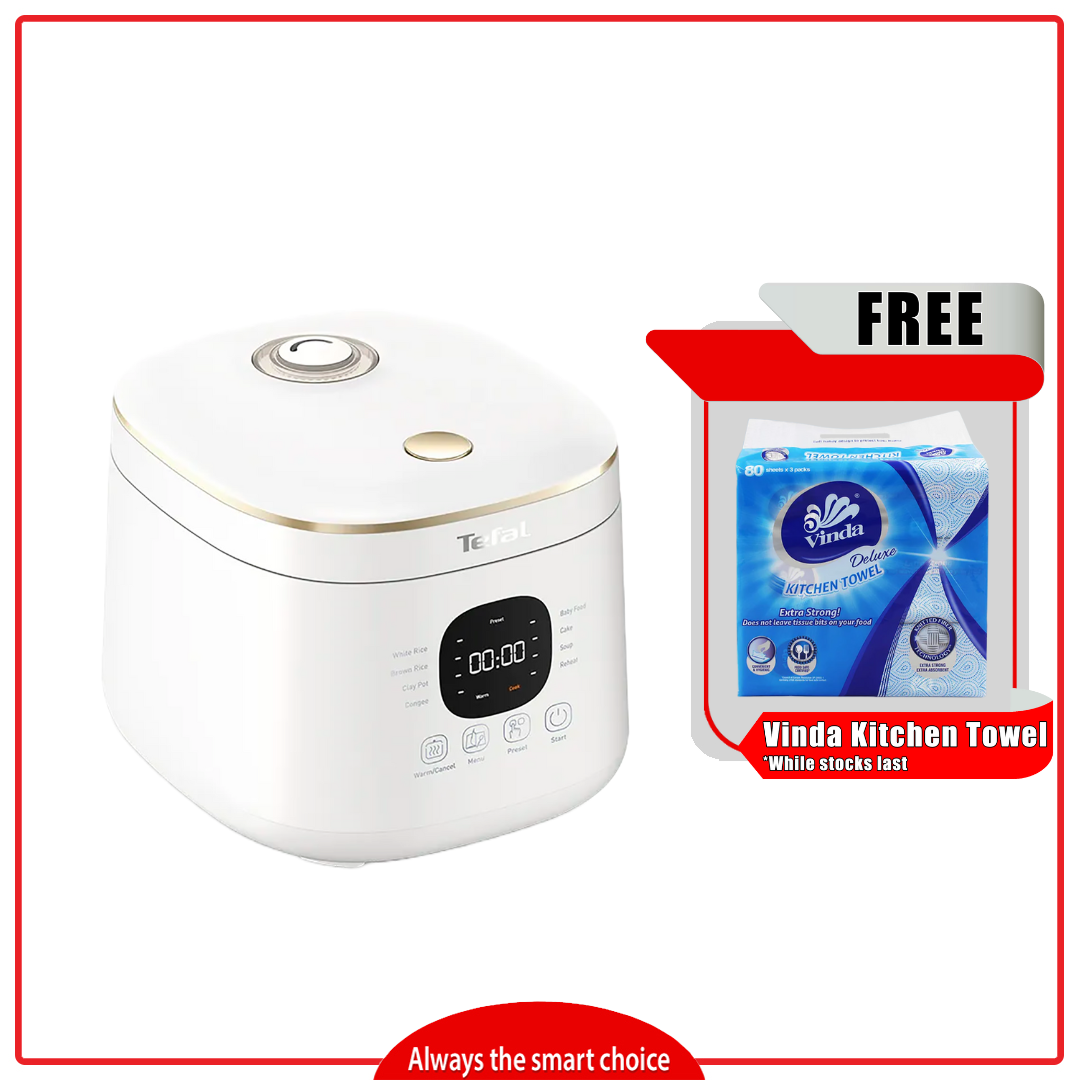 Tefal RK5151 0.7L Rice Mate Mini Fuzzy Logic Rice Cooker – ESH Electrical