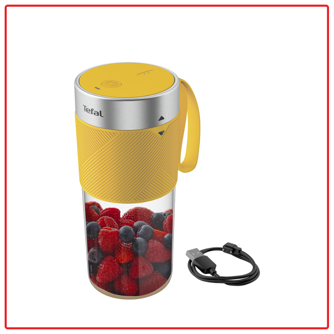 Tefal BL1C02 (Nest Yellow) 0.3L Lightmix On The Go Portable Blender ...