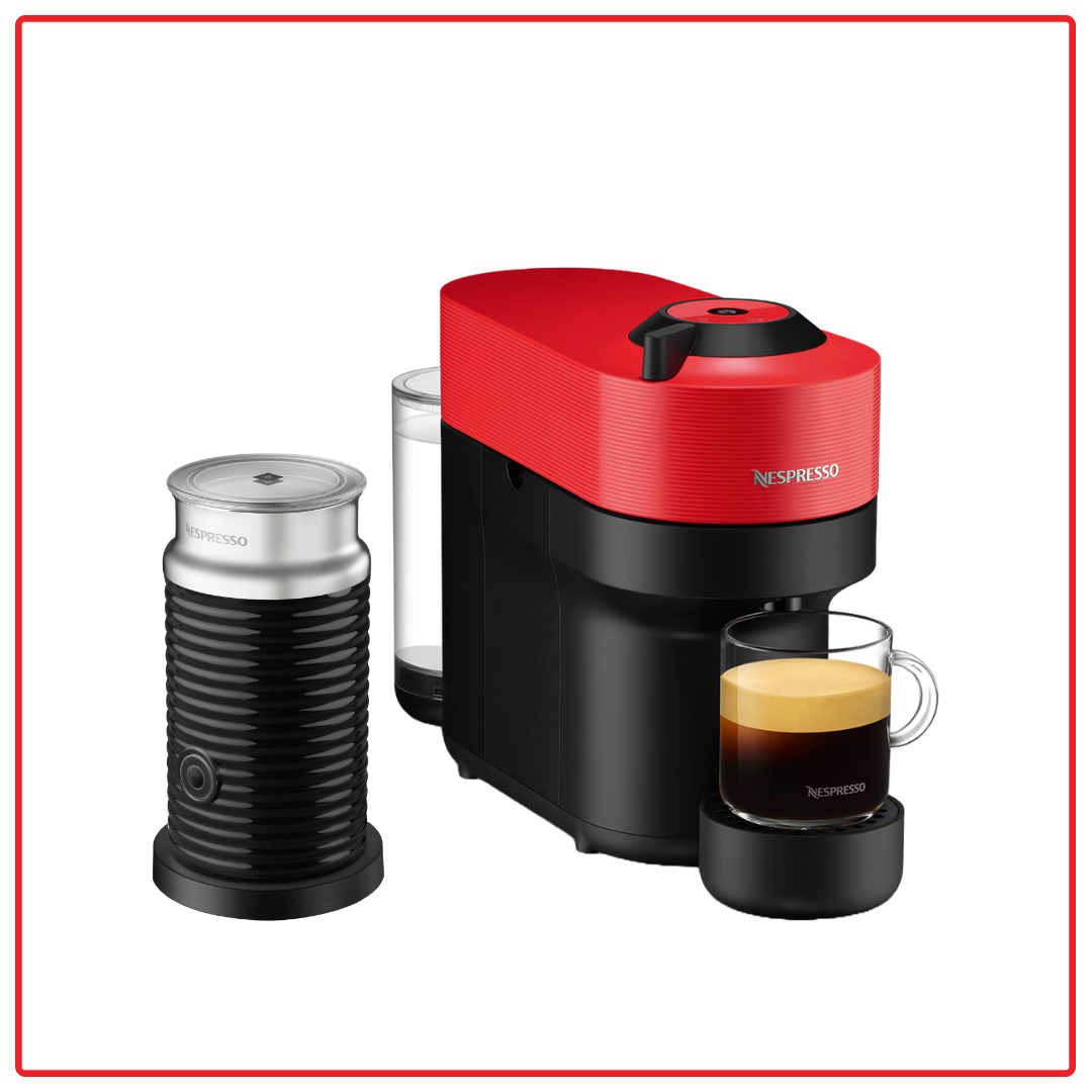 [Bundle Deal] Nespresso Vertuo Pop GCV2 (Spicy Red) Coffee Machine & A ...