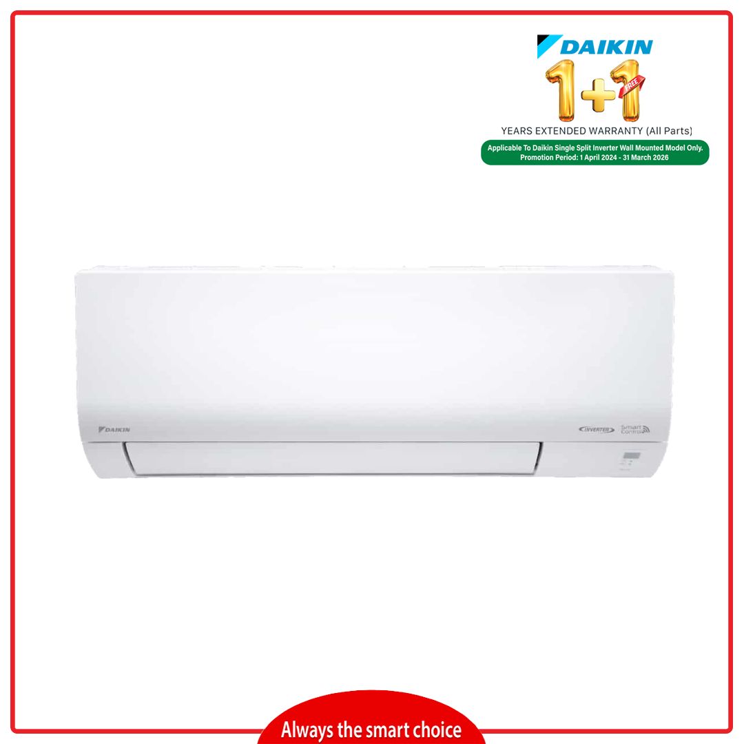 Daikin 1.5HP R32 Wall Mounted Inverter Air Conditioner FTKF35C/RKF35CL ...