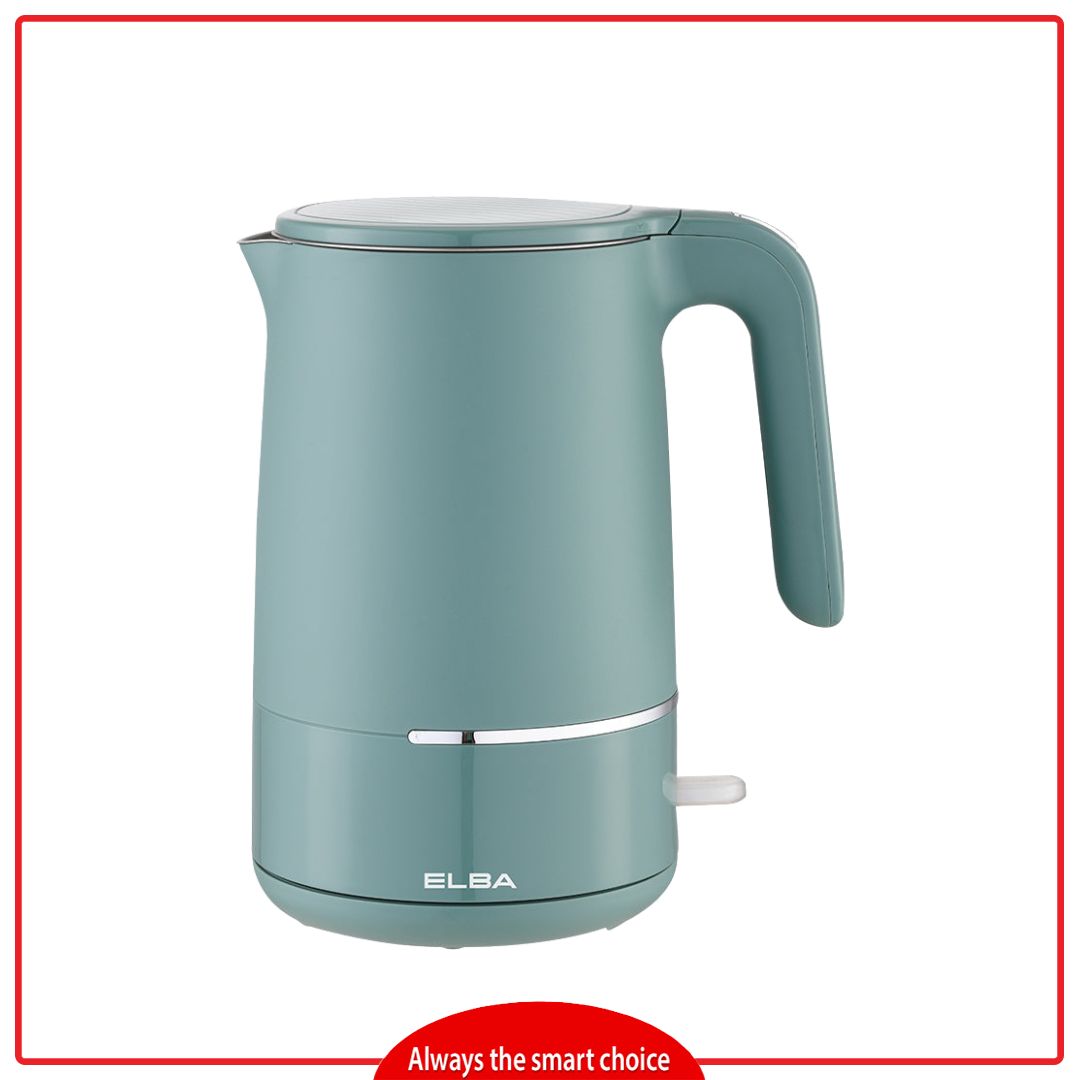 Elba EJK-Q1782SS(GN) 1.7L Safe Cool Touch Surface Jug Kettle (Green ...