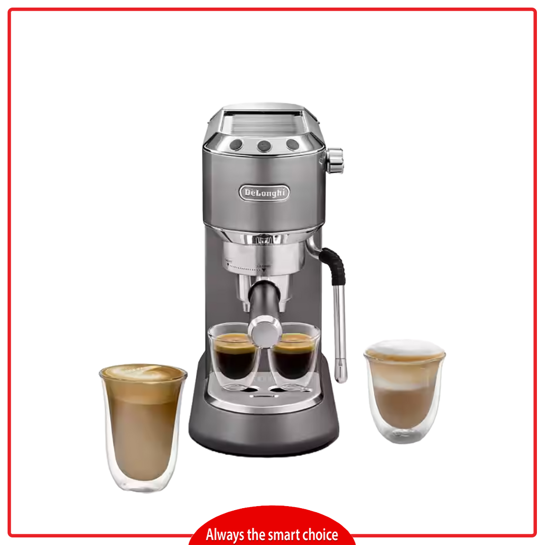 DeLonghi EC885.GY Dedica Arte Grey Pump Espresso Coffee Machine – ESH ...