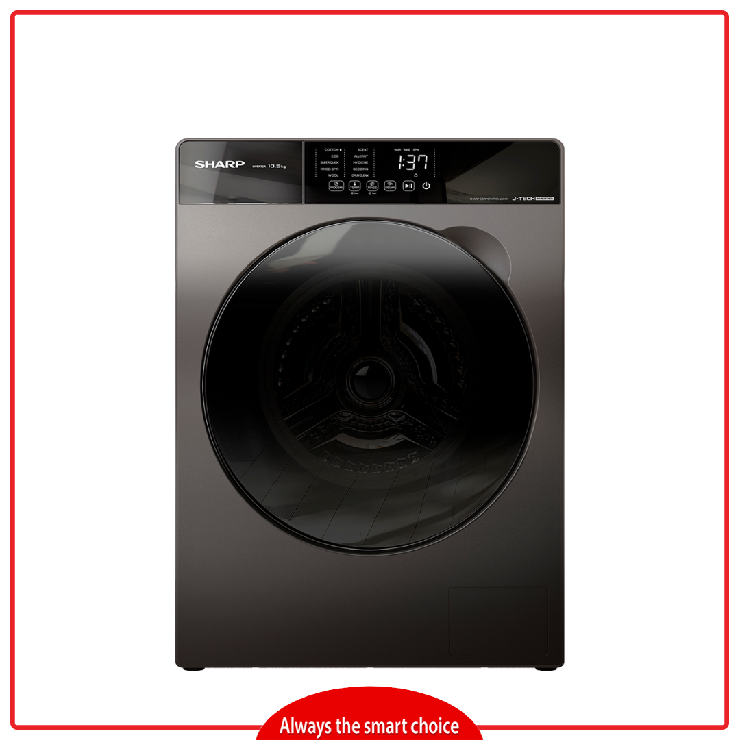 Sharp ESFK1054SMG 10.5kg Front Load Washing Machine | ESH Online – ESH ...