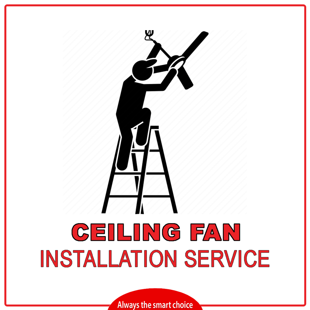 [Per Unit] Ceiling Fan Installation Service ( EXCLUDE AERATRON) - With ...