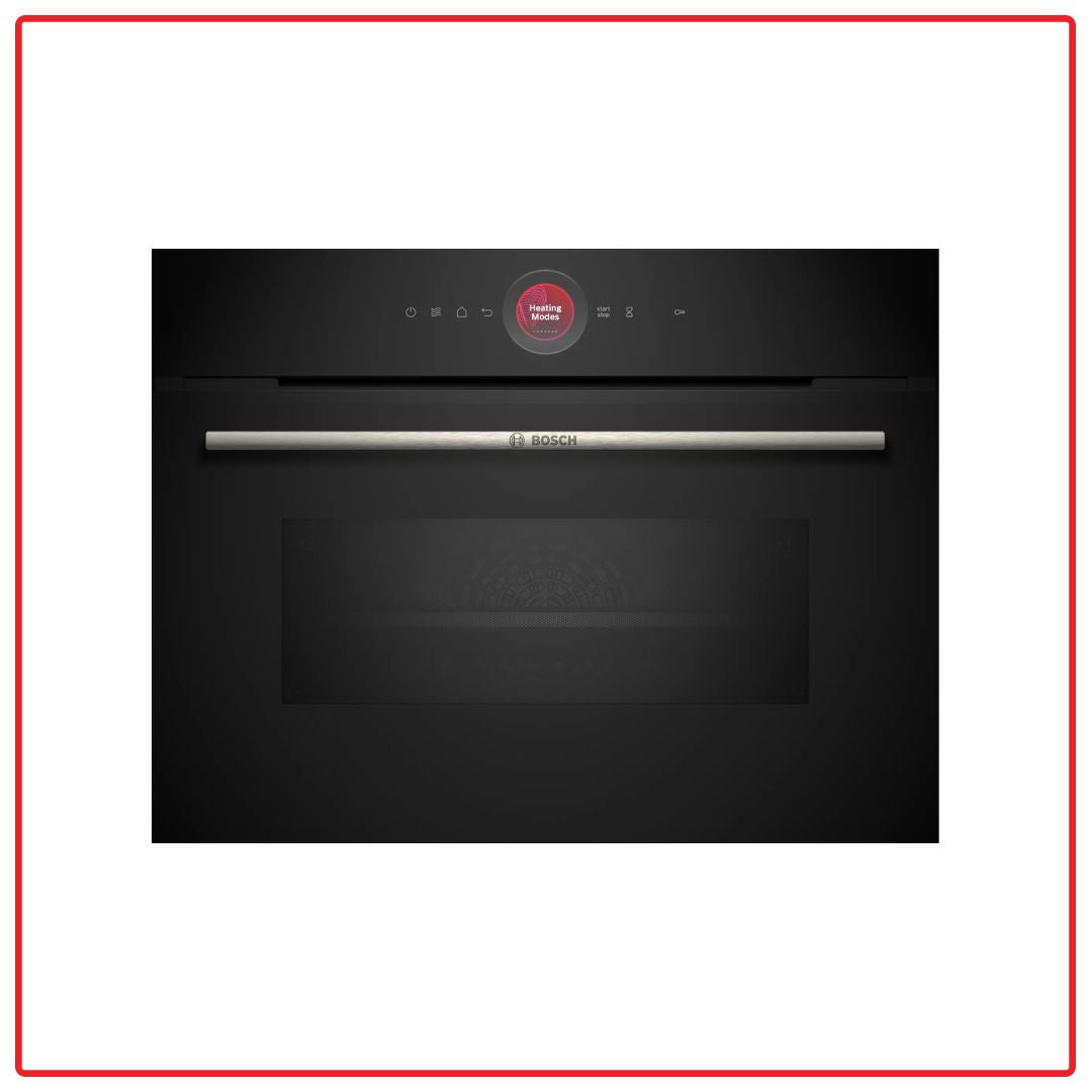 Bosch CMG7241B1B Series 8 Built-in Compact Oven with Microwave Functio ...