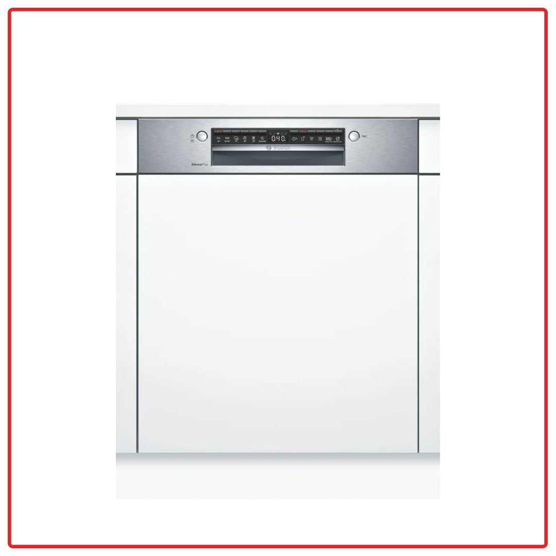 Bosch SMI4HCS48E 60cm Series 4 Semi-Integrated Stainless Steel Built-i ...