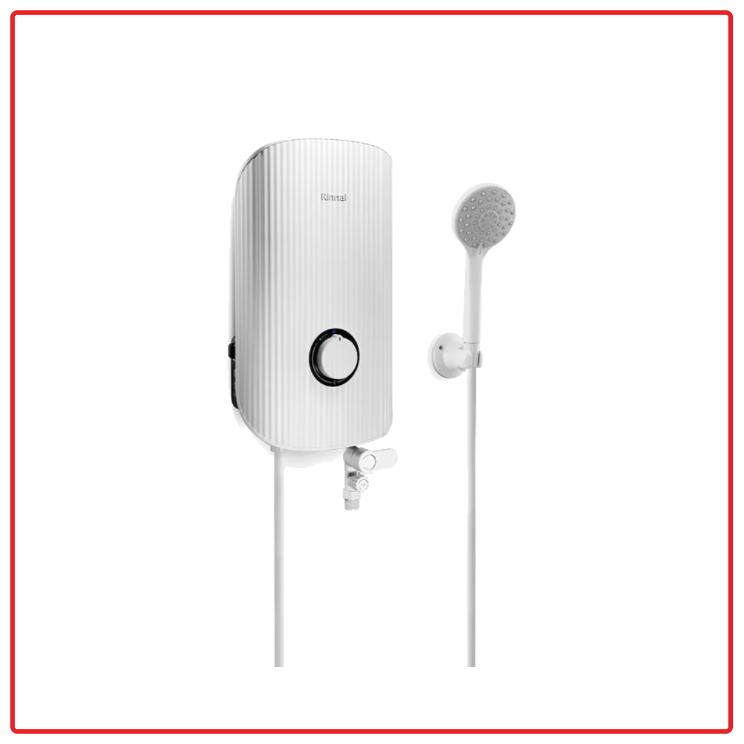 Rinnai REI-E380NP-B-WH Sen Electric Water Heater (Handshower/No Pump ...